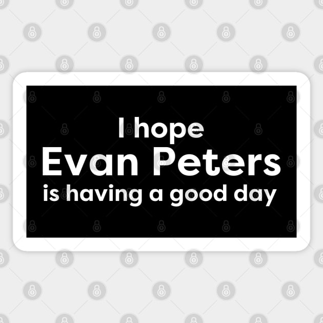 I love Evan Peters - Evan Peters - Sticker | TeePublic