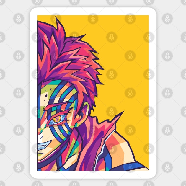 Akaza demon slayer - Demon Slayer - Sticker | TeePublic