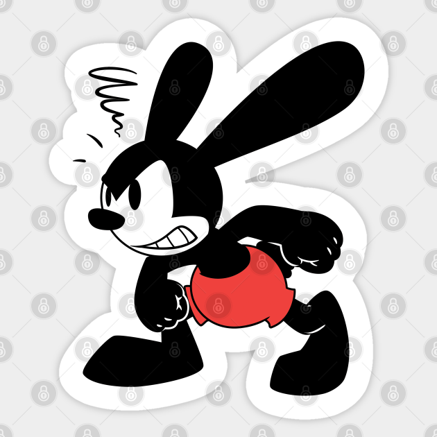 Angry Rabbit - Disney - Sticker | TeePublic