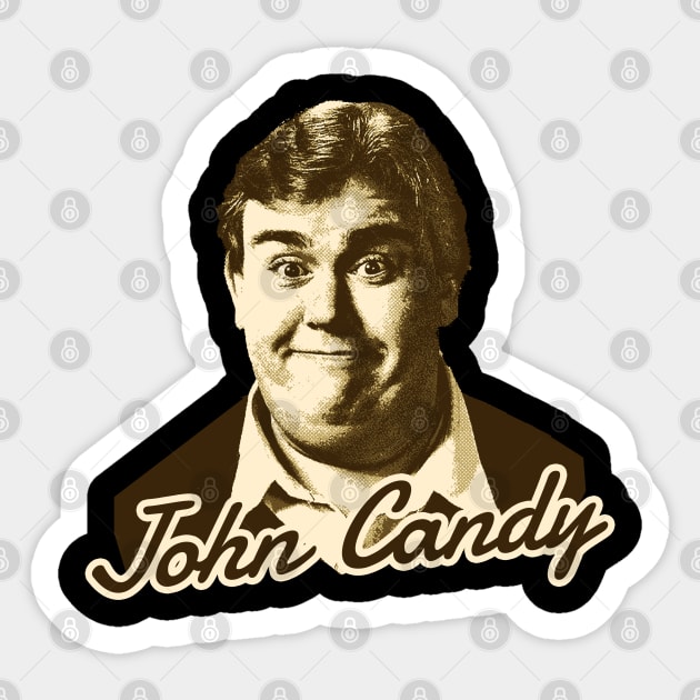 John Candy vintage classic - John Candy - Sticker | TeePublic