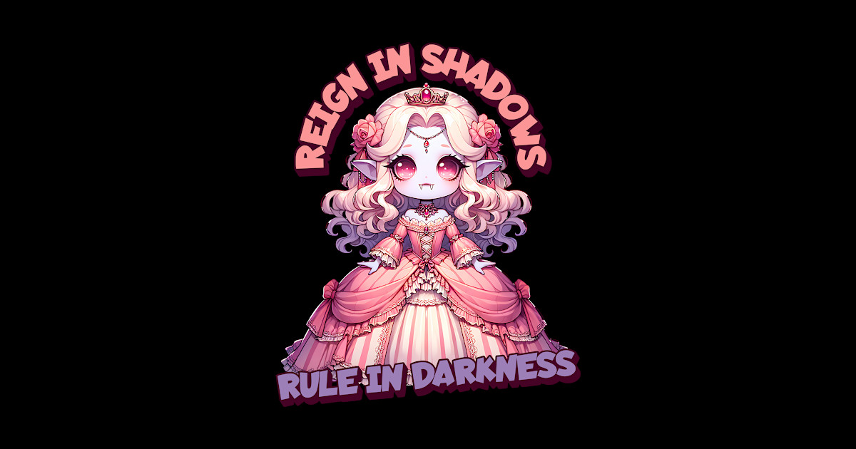 Reign in Shadows, Rule in Darkness Cute Rococo Vampire - Vampire Queen ...