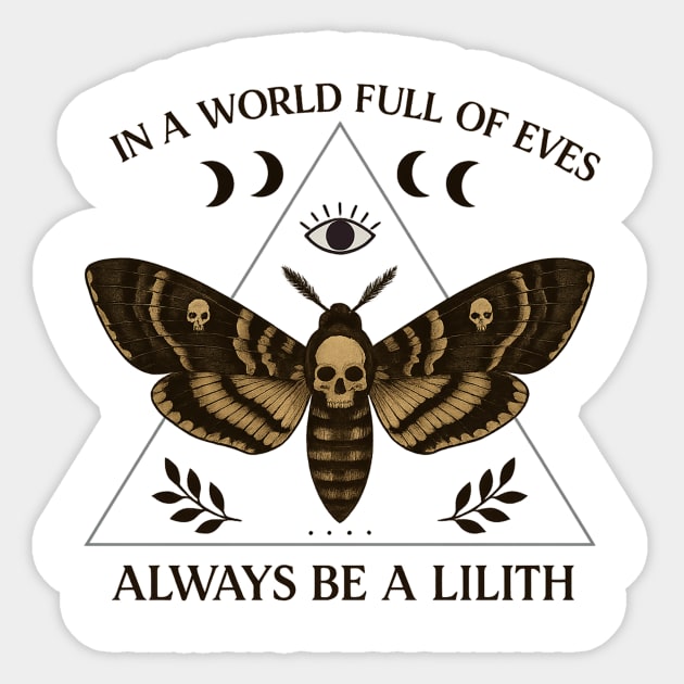 in a world of eves always be a lilith - Lilith - Sticker | TeePublic