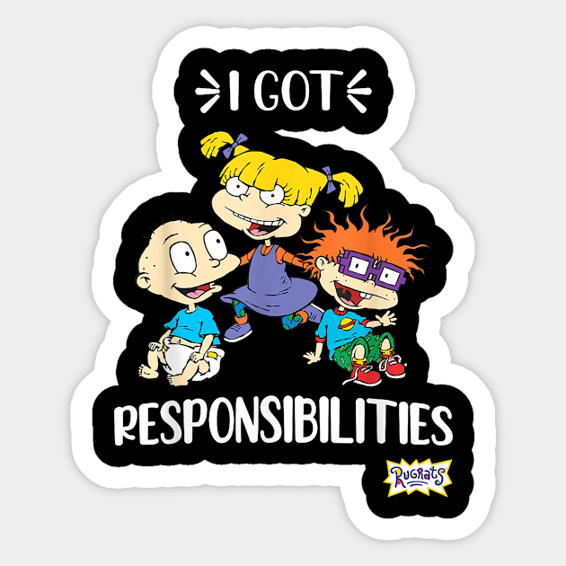 Mademark X Rugrats - Funny Angelica Quote Rugrats - Rugrats - Sticker ...