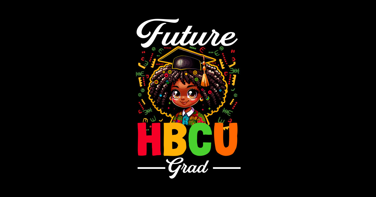 Future HBCU Grad Afro Girl Graduation Pride - Hbcu Grad - Sticker ...
