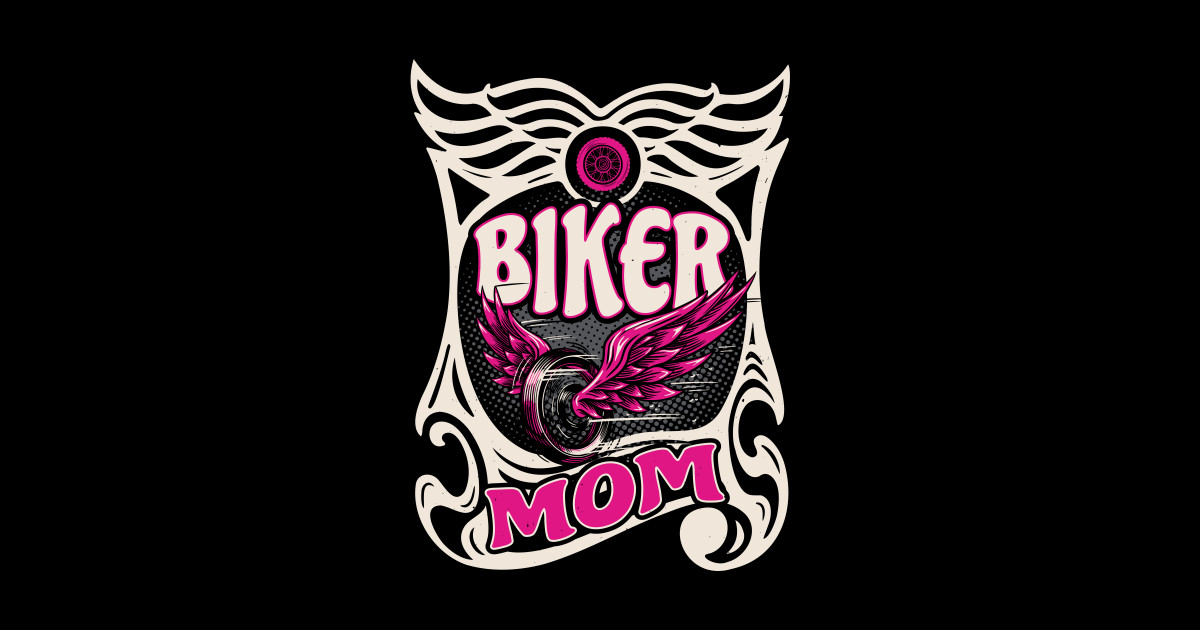 Biker Mom Motorcycle Mother Women - Biker For Women - Sticker | TeePublic