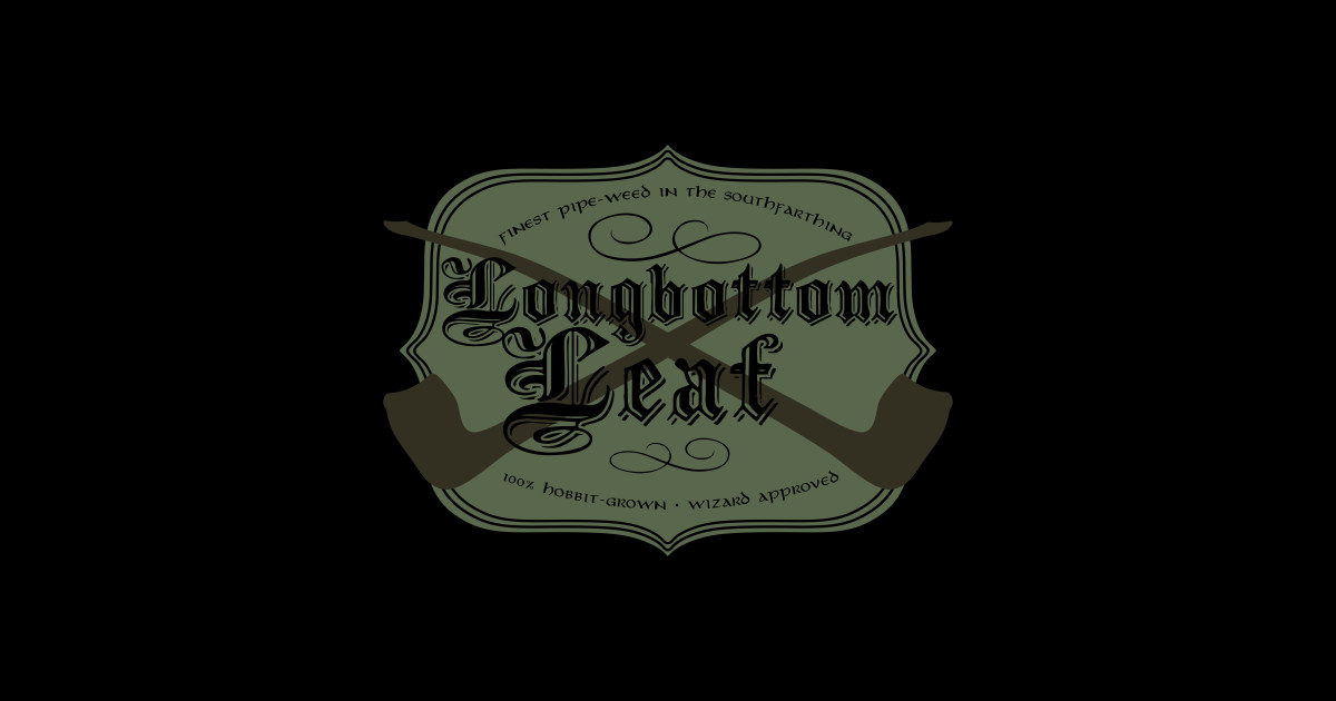 longbottom leaf - Lord Of The Rings - Sticker | TeePublic