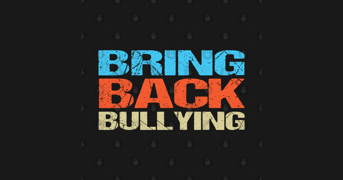 bring back bullying design tee, Support and empower, anti-bullying ...