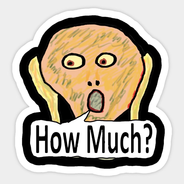 Funny Inflation Scream - Inflation - Sticker | TeePublic