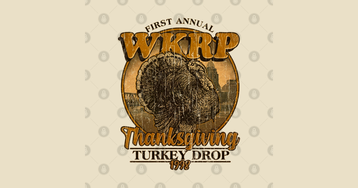 Wkrp Turkey Drop 1978 Vintage Retro - Wkrp Turkey Drop - T-Shirt ...