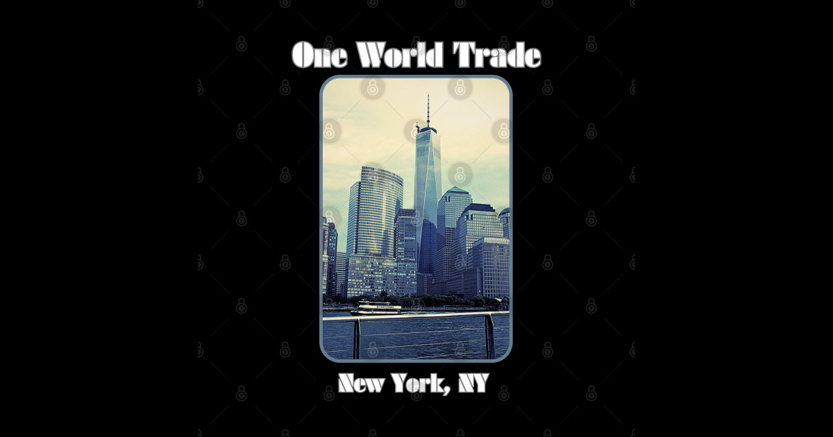 One World Trade Center New York, NY - World Trade Center - Sticker ...