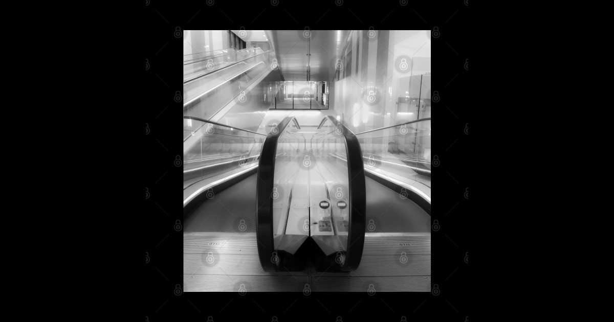 up and down - Escalator - Posters and Art Prints | TeePublic