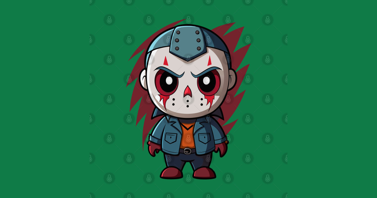 Chibi Little Jason Voorhees - Friday The 13th - T-Shirt | TeePublic