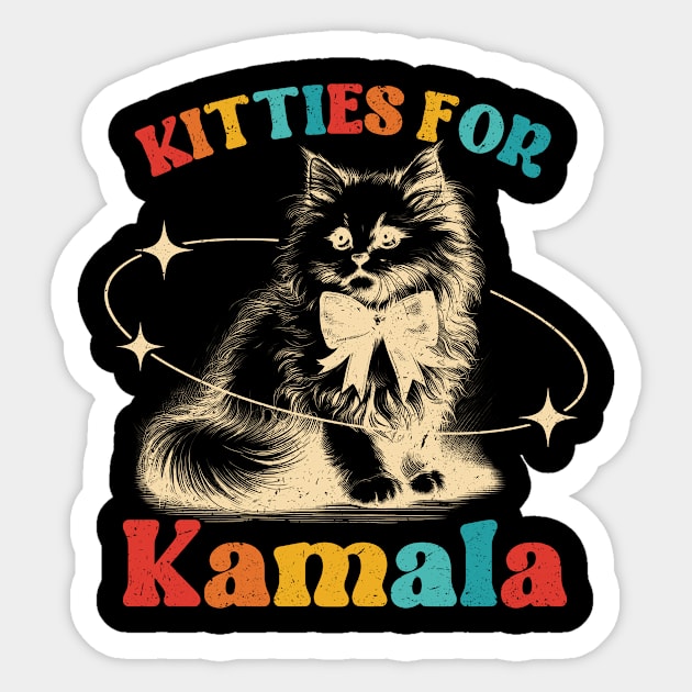 Kitties For Kamala Funny Coconut Tree Meme Quote - Kamala Harris ...