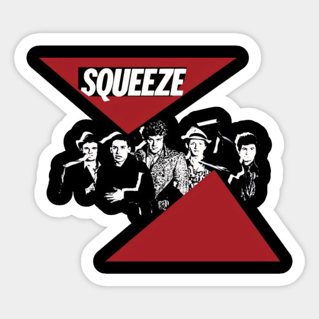 Fan Album Logo Tour Band Squeeze Vintage Music - Squeeze Band - Sticker ...