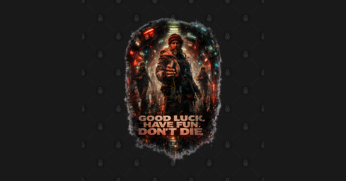GOOD LUCK HAVE FUN DON'T DIE - Good Luck Have Fun Dont Die - T-Shirt ...