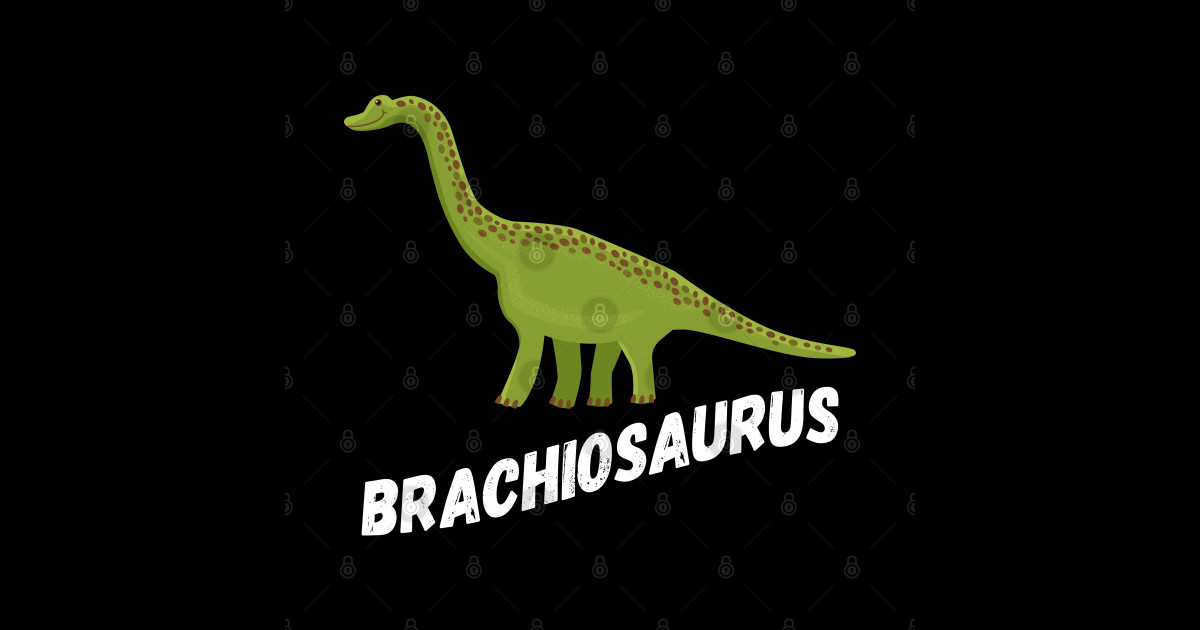 Fun Brachiosaurus Dinosaur Design - Dinosaurs - Sticker | TeePublic