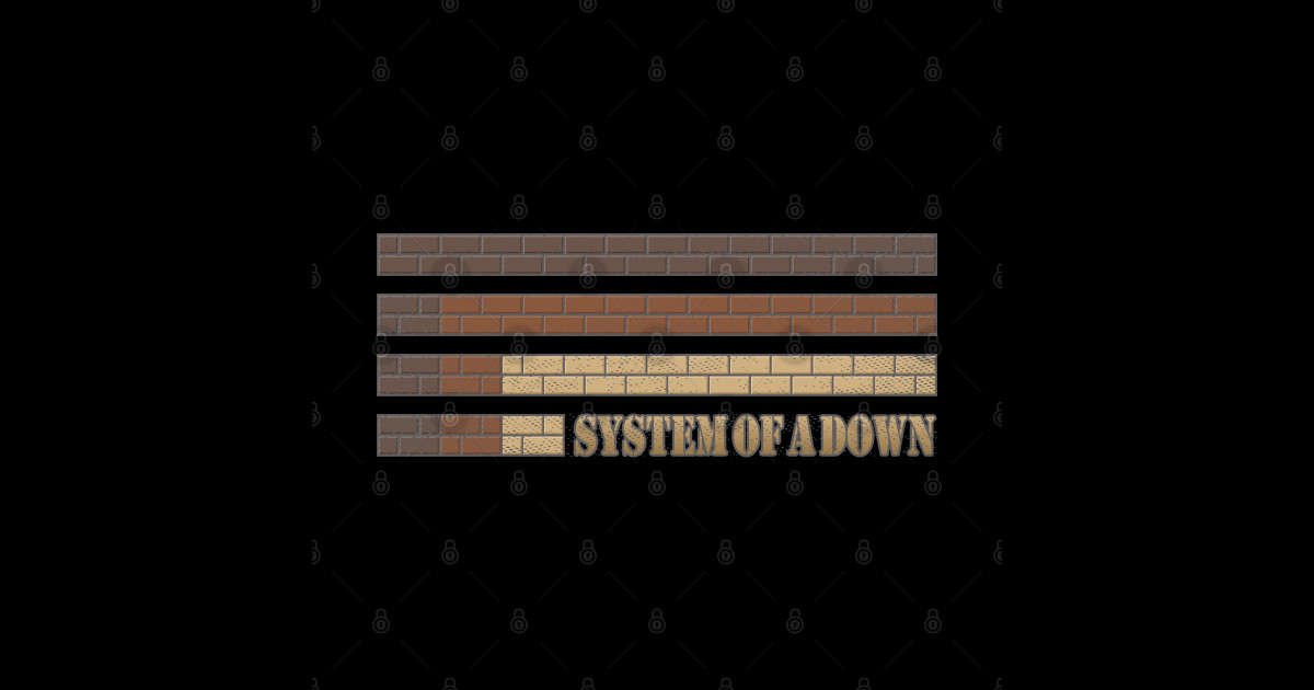 System of a Down Stripes - Musician - Sticker | TeePublic