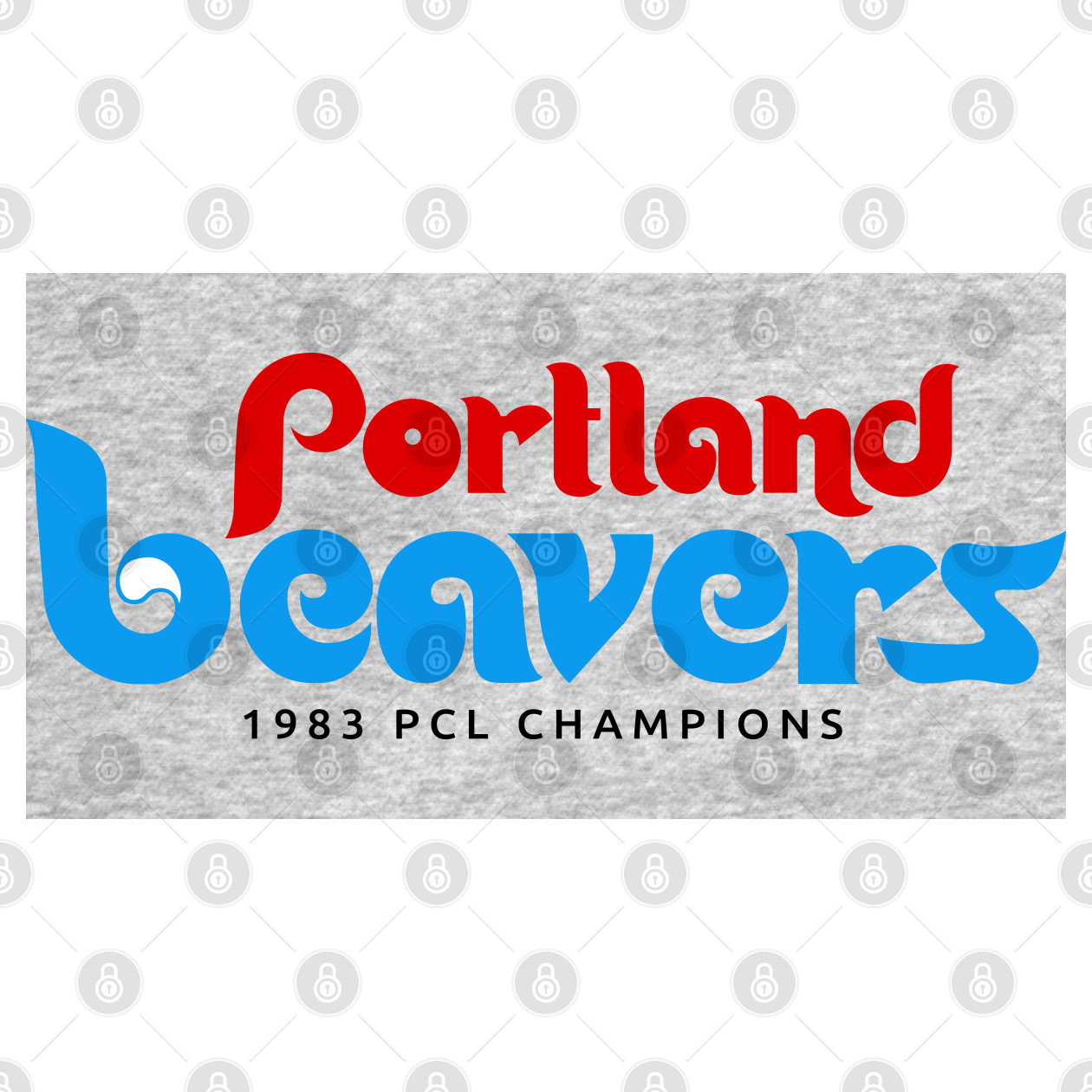 Defunct Portland Beavers Baseball - Portland Oregon - Crewneck ...