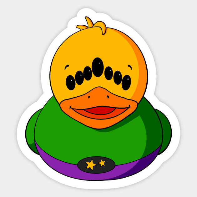 Alien Rubber Duck - Astronaut - Sticker | TeePublic