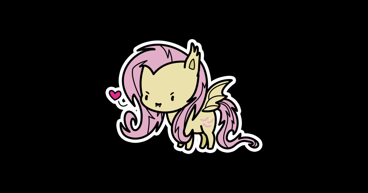 Flutterbat chibi - Flutterbat - Sticker | TeePublic