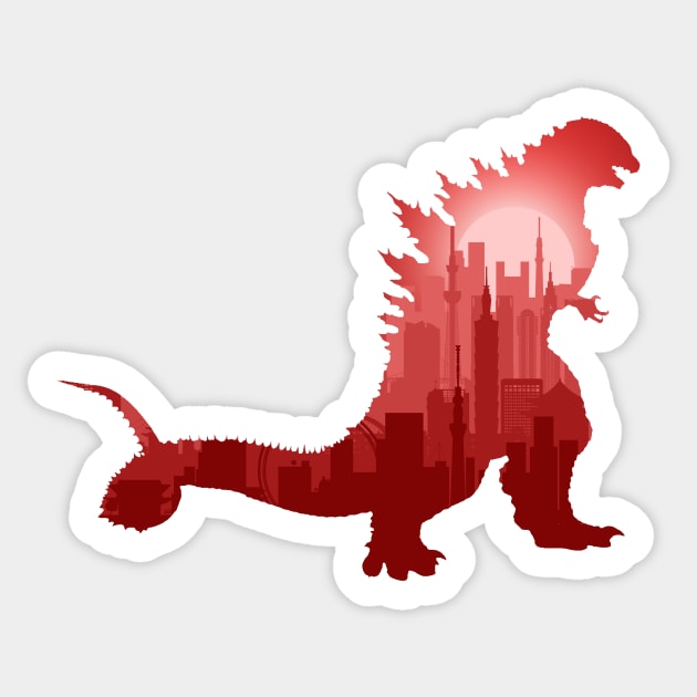 Gojira - Godzilla - Sticker | TeePublic