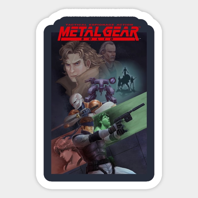 Metal Gear Solid - Metal Gear Solid - Sticker | TeePublic