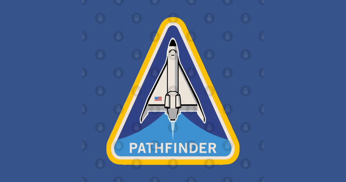 Pathfinder Shuttle Patch - For All Mankind - T-Shirt | TeePublic
