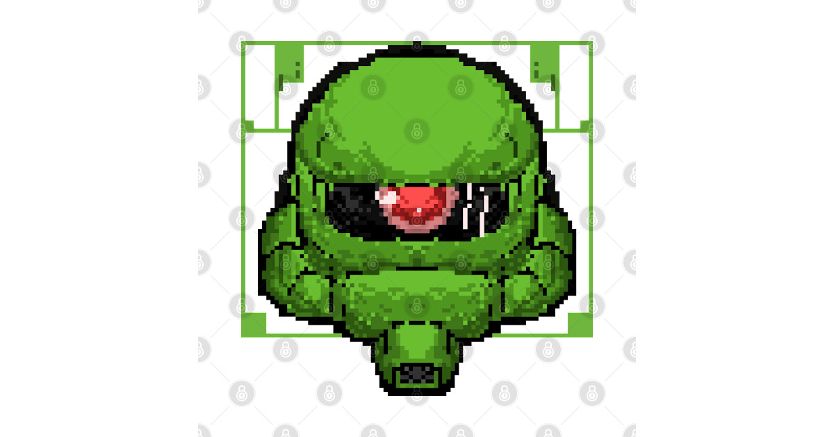 zaku pixel - Gundam - T-Shirt | TeePublic