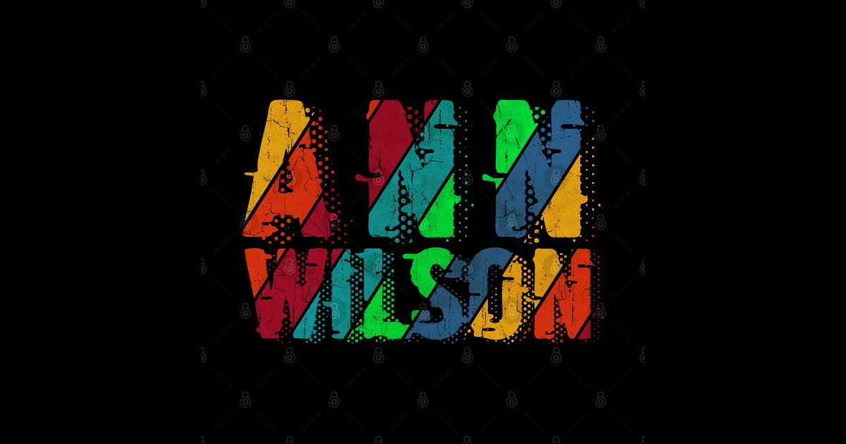 vintage color Ann Wilson - Ann Wilson - Posters and Art Prints | TeePublic