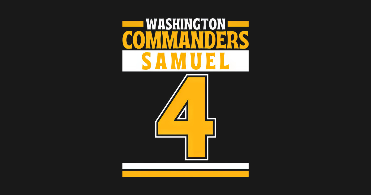 Washington Commanders Samuel 4 Edition 1 - sultan desain #40 - Washington Commanders - T-Shirt ...