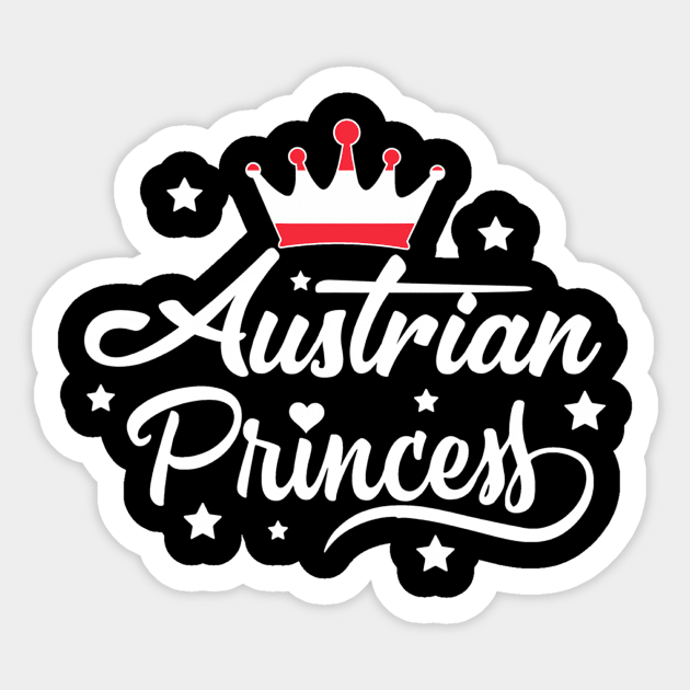 Austrian Princess Proud Austrian Austria Flag - Austrian Princess ...