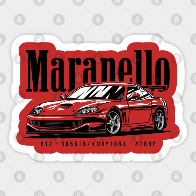 Ferrari 550 Maranello - Car - Sticker | TeePublic