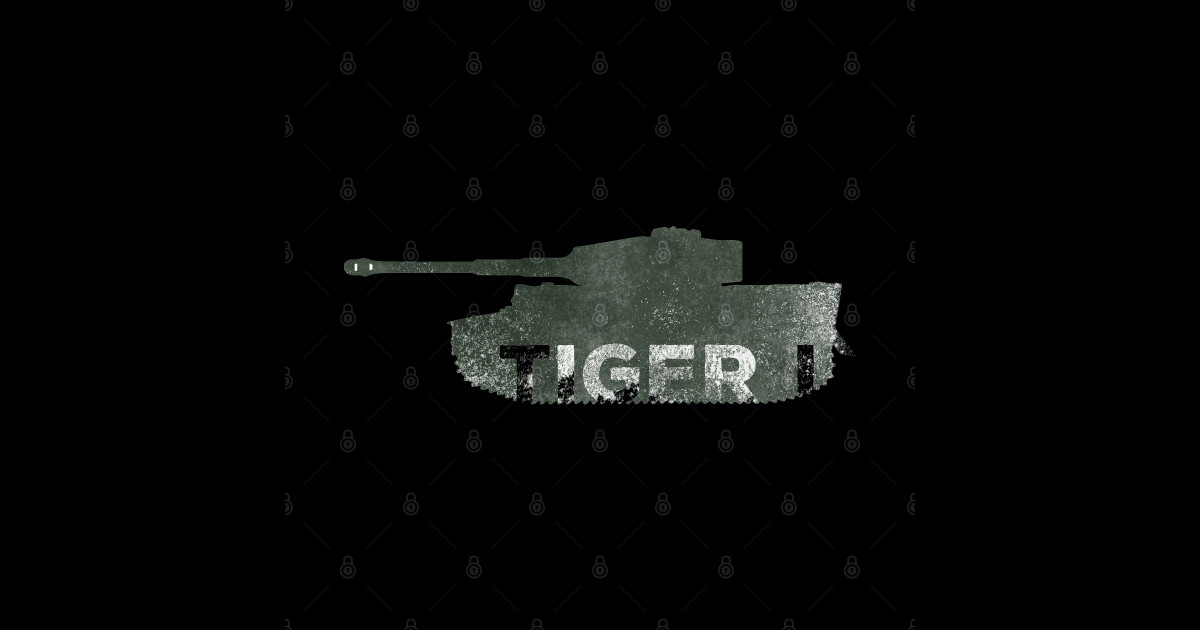 Tiger One Tank - Tiger Tank - Sticker | TeePublic