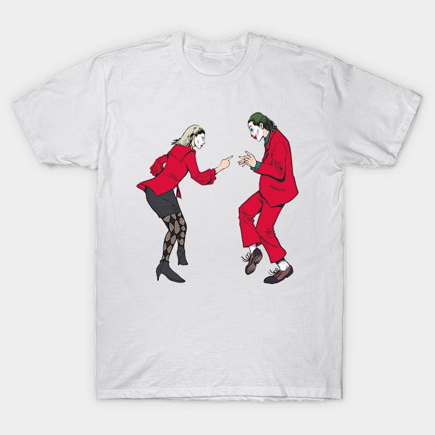 The Pulp of Dancing Jester Couple - Joker And Harley - T-Shirt | TeePublic