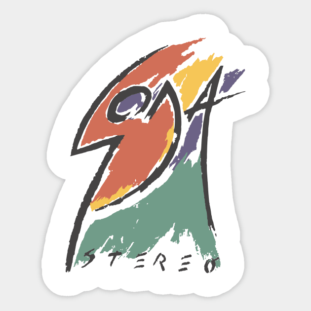 Soda Stereo - Languis - Soda Stereo - Sticker | TeePublic