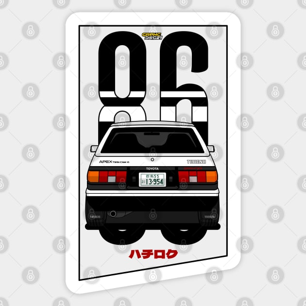 Initial D Toyota Corolla Trueno AE86 Hachiroku 86 Anime - Initial D ...