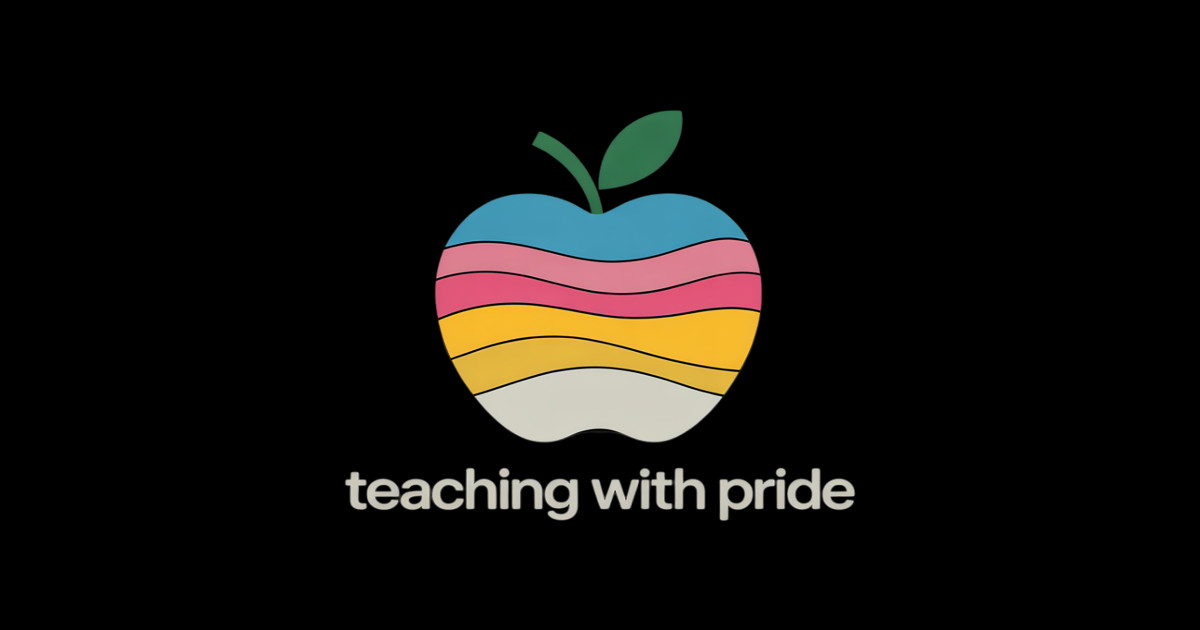 LGBTQ Teacher Pride Month Pastel Inclusive Message - Lgbtq Teacher ...