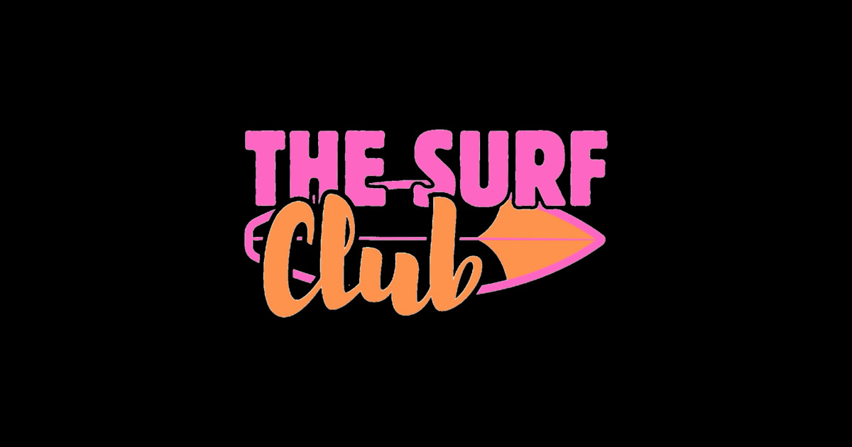 The Surf Club Ocean Hot Pink and Orange - Fun Surfboard-Inspired Design ...