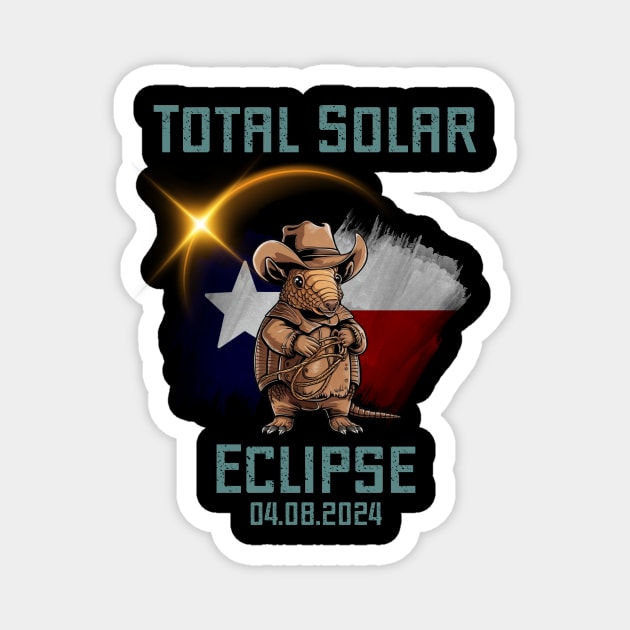 Total Solar Eclipse 2024 - Total Solar Eclipse 2024 - Magnet | TeePublic