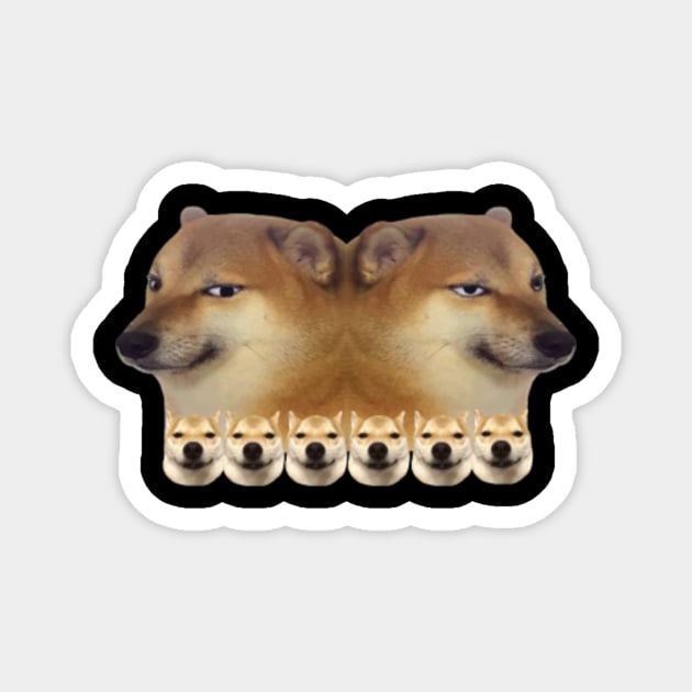 Cheems Eye Roll - Cheems - Magnet | TeePublic