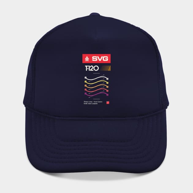 Retro Blank VHS SVG - Vhs - Hat | TeePublic