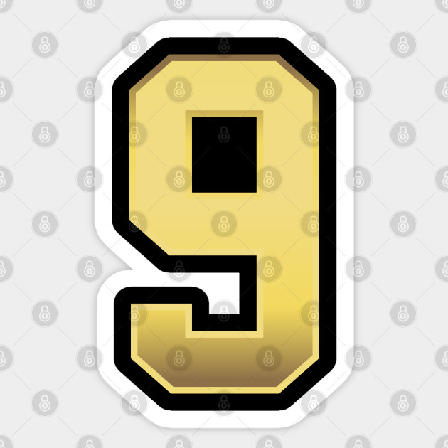 number 9 - Number 9 - Sticker | TeePublic