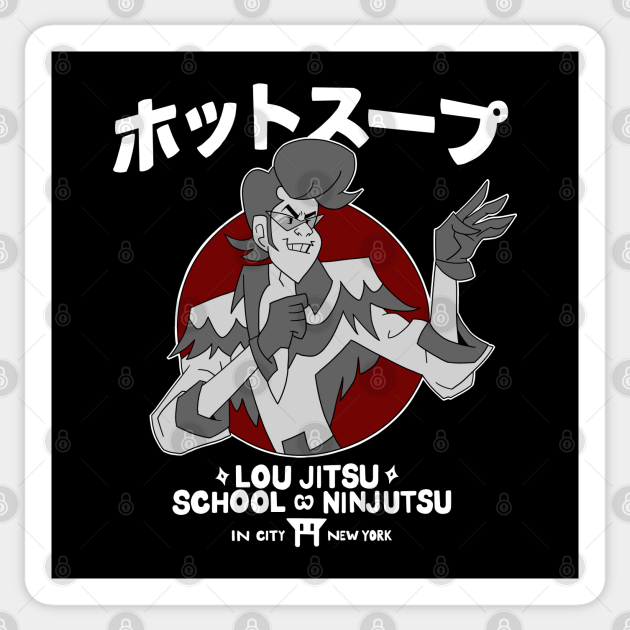 Lou Jitsu School of Ninjutsu - Rottmnt - Sticker | TeePublic