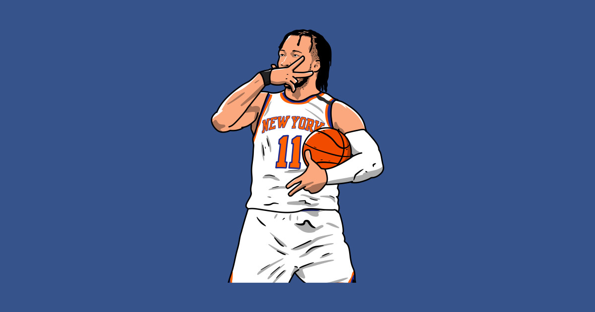 Brunson three - Jalen Brunson - T-Shirt | TeePublic