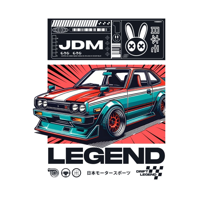 Retro Comic book Hakosuka JDM Legend - Jdm - T-Shirt | TeePublic