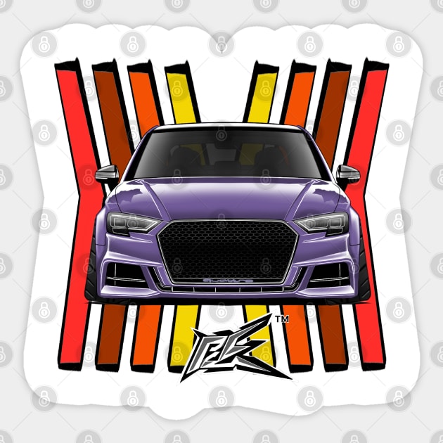 s3 purple - S3 - Sticker | TeePublic