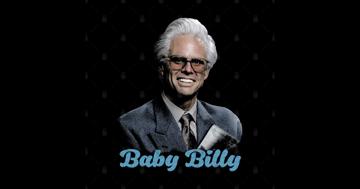 uncle baby billy - Baby Billys Bible Bonkers - Sticker | TeePublic
