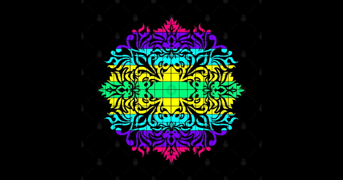 Multicolor pixel bloom artwork - Bloom - Sticker | TeePublic