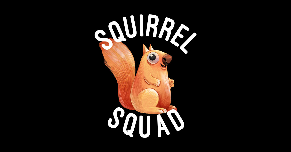 Squirrel Squad - Squirrels Lover Gift - Squirrel - Tapestry | TeePublic