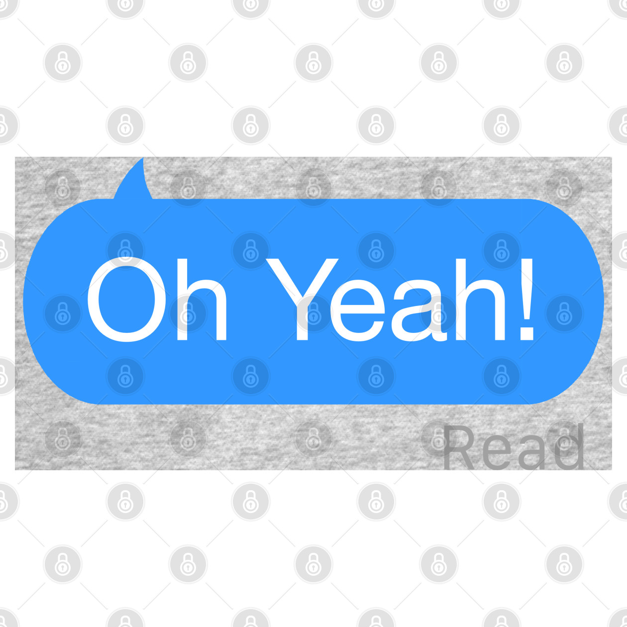 Oh Yeah Text - Oh Yeah - Baseball T-Shirt | TeePublic